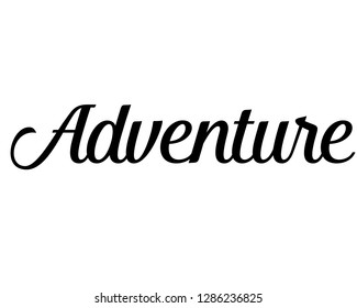 Typography Calligraphy Word Art Text Design Stock Vector (Royalty Free ...