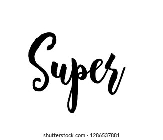 Typography Calligraphy Word Art Text Vector Stock Vector (Royalty Free ...