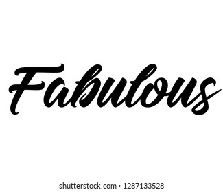 Typography Calligraphy Word Art Text Design Stock Vector (Royalty Free ...