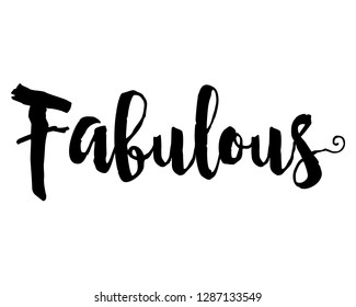Typography Calligraphy Word Art Text Design Stock Vector (Royalty Free ...