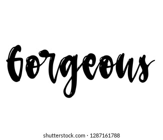 Typography Calligraphy Word Art Text Design: เวกเตอร์สต็อก (ปลอดค่า ...