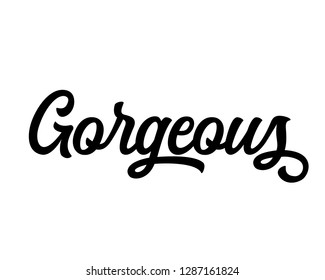 Typography Calligraphy Word Art Text Design Stock Vector (Royalty Free ...