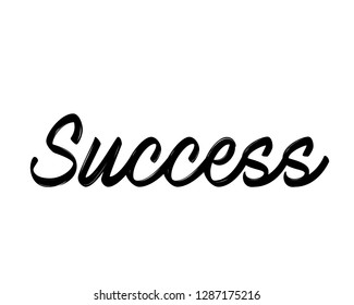 Typography Calligraphy Word Art Text Vector Stock Vector (Royalty Free ...