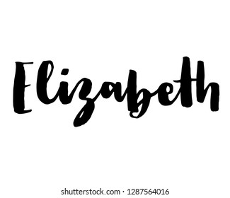 Typography Calligraphy Word Art Text Design Stock Vector (Royalty Free ...