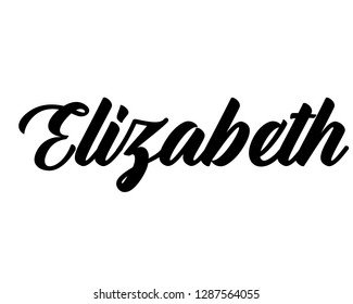 Typography Calligraphy Word Art Text Design Stock Vector (Royalty Free ...