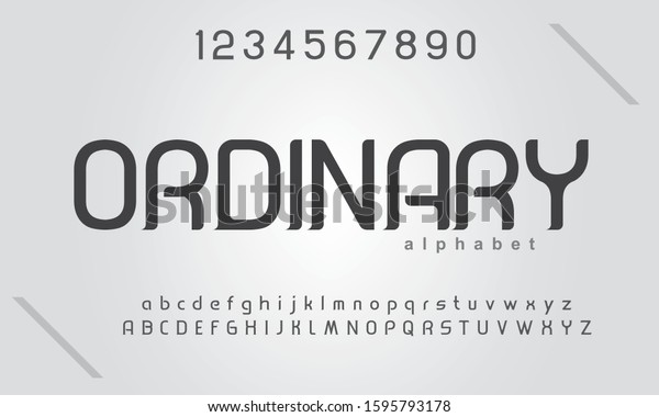 Typography Classic Style Serif Font Vector Stock Vector (Royalty Free ...