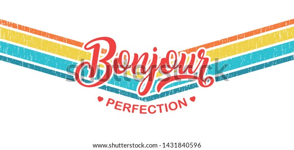 Typography Slogan On Strip Colors Illustration Stock Vector (Royalty ...