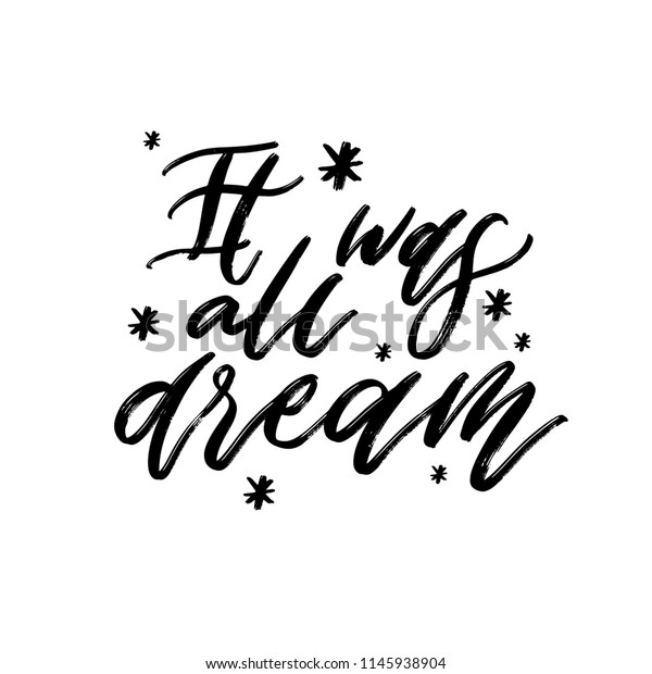 Vektor Stok Typography Vector Calligraphy Emotion Magical Lettering ...