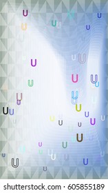 U Alphabet Design Template Stock Vector (Royalty Free) 605855189 ...