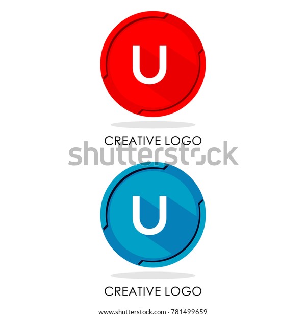 U Icon Logo Design Stock Vector (Royalty Free) 781499659 | Shutterstock