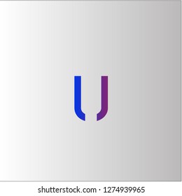 U Letter Logo Design Creative Font Stock Vector (Royalty Free ...