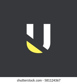 U Letter Logo Design Vector Element Stock Vector (Royalty Free ...