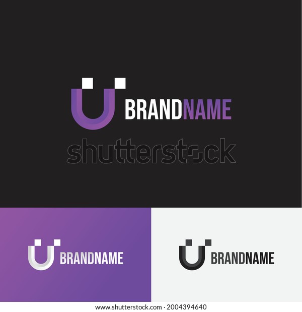 U Letter Template Logo Design Stock Vector (Royalty Free) 2004394640 | Shutterstock
