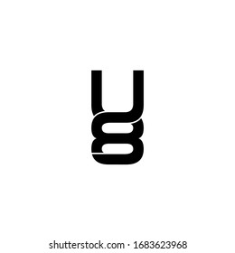 U8 Original Monogram Logo Design Stock Vector (Royalty Free) 1683623968 ...