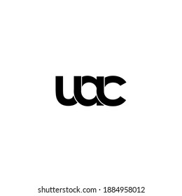 Uae Letter Original Monogram Logo Design Stock Vector (Royalty Free ...