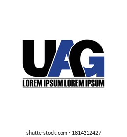Uag Letter Monogram Logo Design Vector Stock Vector (Royalty Free ...