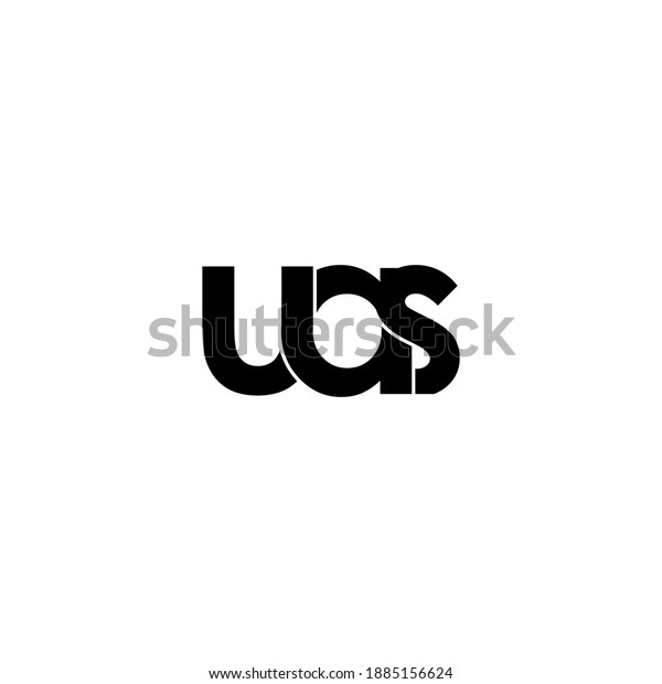 Uas Letter Original Monogram Logo Design Stock Vector (Royalty Free ...