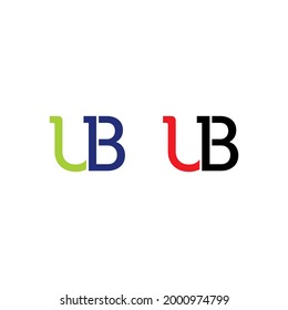 Ub Letters Logo Vector 001 Stock Vector (Royalty Free) 2000974799 ...