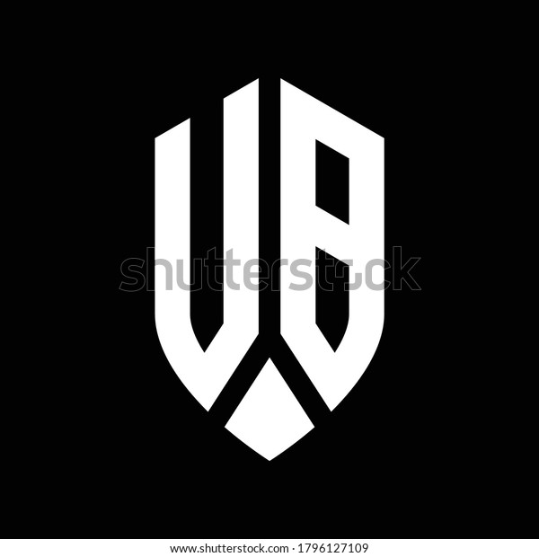 Ub Logo Monogram Emblem Shield Style Stock Vector (Royalty Free) 1796127109