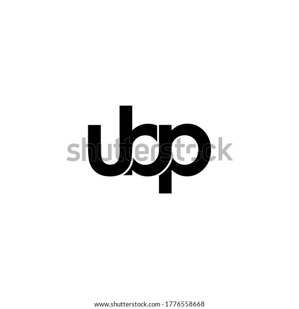 Ubp Letter Original Monogram Logo Design Stock Vector (Royalty Free ...