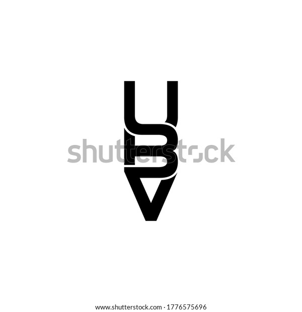 Ubv Letter Original Monogram Logo Design Stock Vector (Royalty Free ...