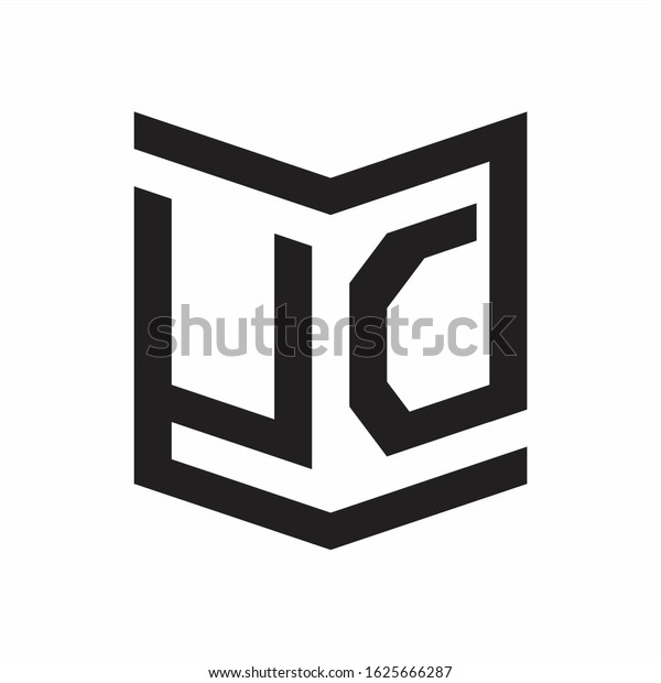 Ud Logo Emblem Monogram Shield Style Stock Vector (Royalty Free ...