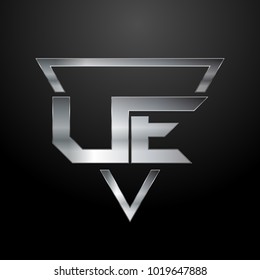 Ue Logo Metal Logo Silver Logo Stock Vector (Royalty Free) 1019647888 ...
