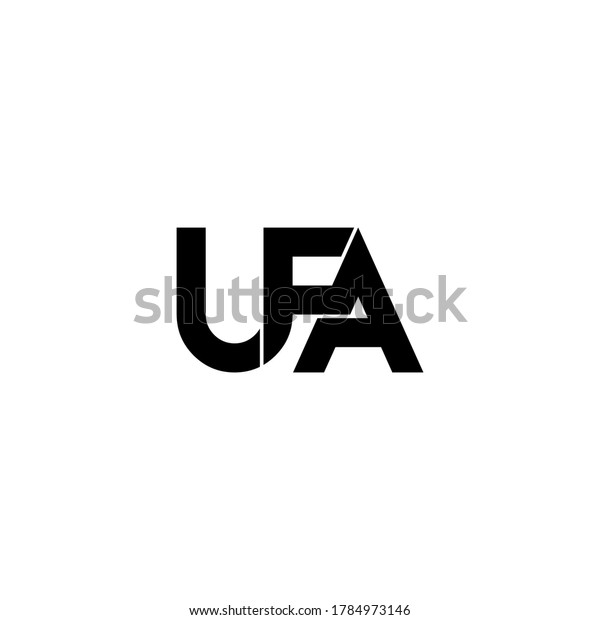 Ufa Letter Original Monogram Logo Design Stock Vector (Royalty Free ...
