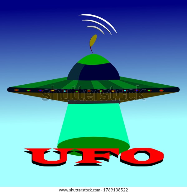 Ufo Explorer Universe Between Galaxy Stock Vector (Royalty Free ...