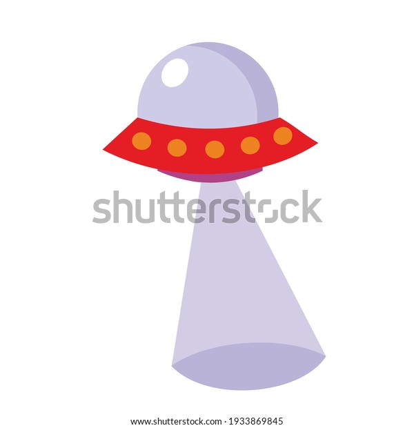 Ufo Unidentify Flying Object Cartoon Vector Stock Vector (Royalty Free ...