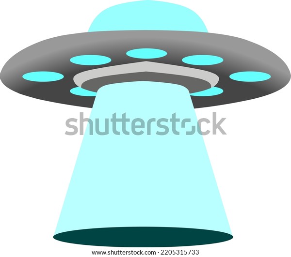 Ufo Vector Illustration Ufo Spaceship Vector Stock Vector (Royalty Free ...