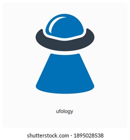 Ufology Study Ufos Icon Concept Stock Vector (Royalty Free) 1895028538 ...