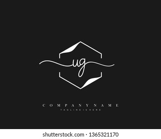 Pa Initial Handwriting Logo Template Vector Stock Vector (Royalty Free ...