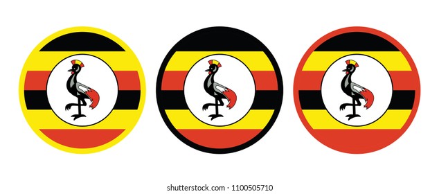 Uganda Emblem Logo Design Stock Vector (Royalty Free) 1100505710 ...