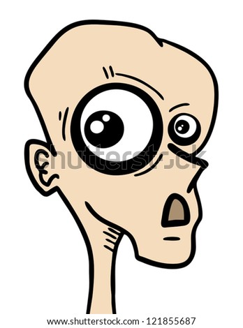 Ugly Face Stock Vector (Royalty Free) 121855687 - Shutterstock
