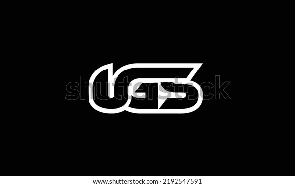 Ugs Letter Logo Design Initial Letters Stock Vector (Royalty Free ...