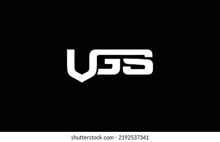 Ugs Vgs Letter Initial Logo Design Stock Vector (Royalty Free ...