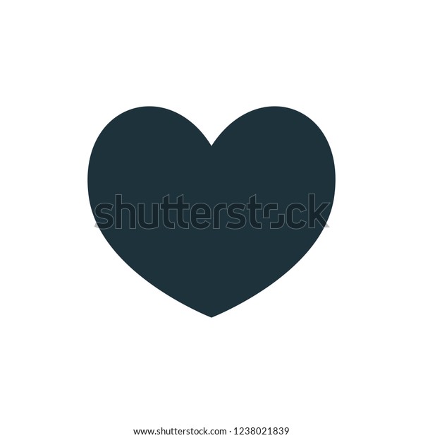 Ui Heart Icon Stock Vector (Royalty Free) 1238021839 | Shutterstock