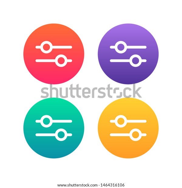 Ui Set Filter Buttons Filter Signs 스톡 벡터(로열티 프리) 1464316106 | Shutterstock