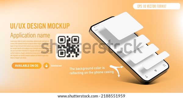Ui Ux Smartphone Mobile App Template Stock Vector (Royalty Free ...