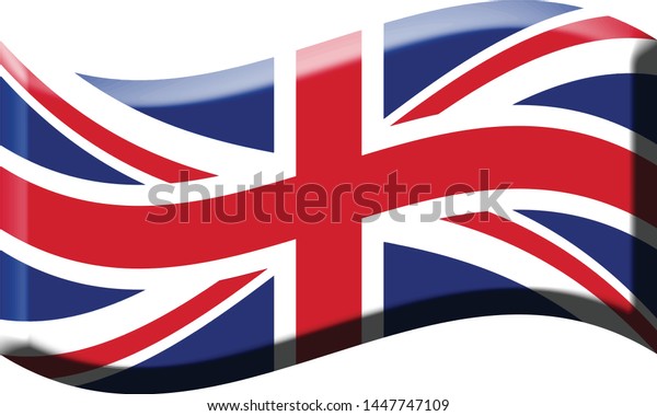 Uk Flag Pin Vector Illustration Design Stock Vector (Royalty Free ...
