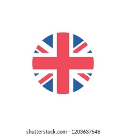 Uk Flag Simple Icon Stock Vector (Royalty Free) 1203637546