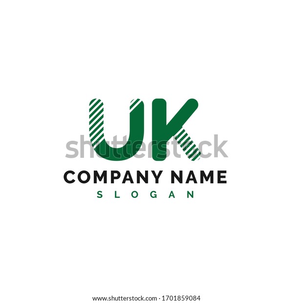 Uk Letter Logo Design Uk Letter Stock Vector (Royalty Free) 1701859084 ...