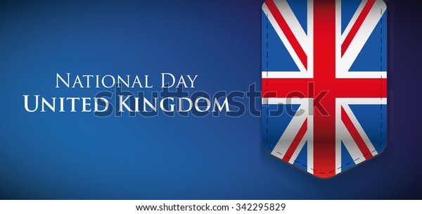 Uk National Day Vector Stock Vector (Royalty Free) 342295829 | Shutterstock