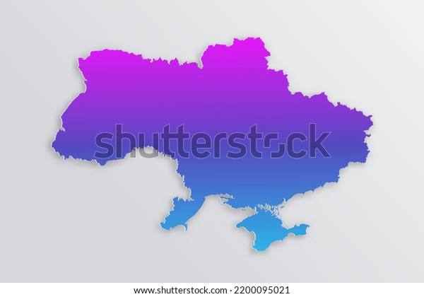 Ukraine Map World Map International Vector Stock Vector (Royalty Free ...