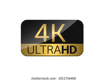 Ultra Hd 4k Label Stock Vector (Royalty Free) 1011756400 | Shutterstock