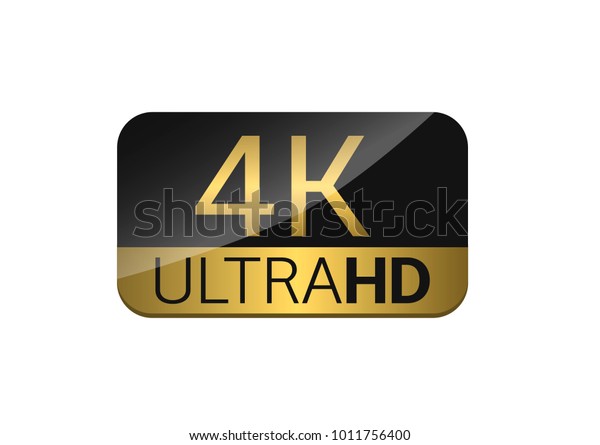 Ultra Hd 4k Label Stock Vector (Royalty Free) 1011756400 | Shutterstock