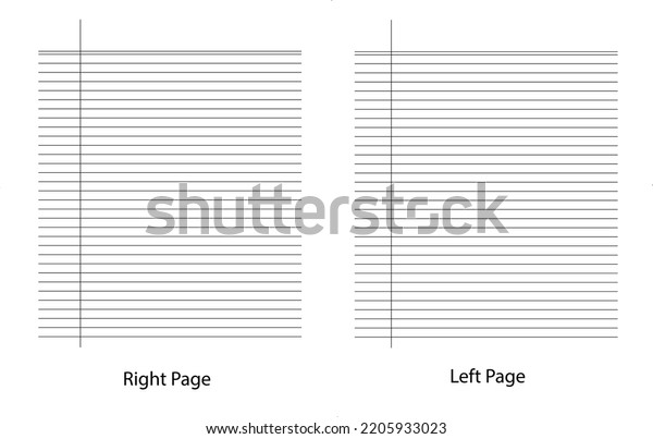 Ultra Narrow Line Notebook Paper Grid Stock Vector (Royalty Free ...