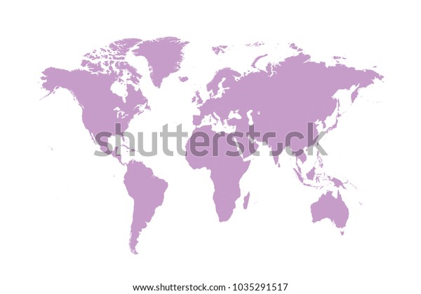 Ultra Violet World Map Modern Design Stock Vector (Royalty Free ...