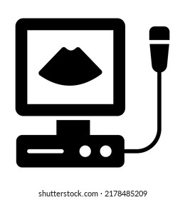 Ultrasound Modern Concepts Design Vector Illustration Stock Vector ...
